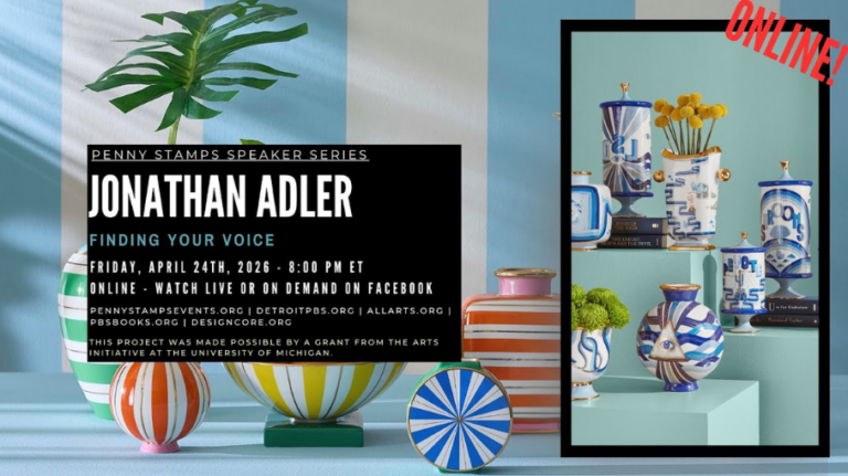Jonathan Adler | Penny Stamps Speaker Series - PBS Books